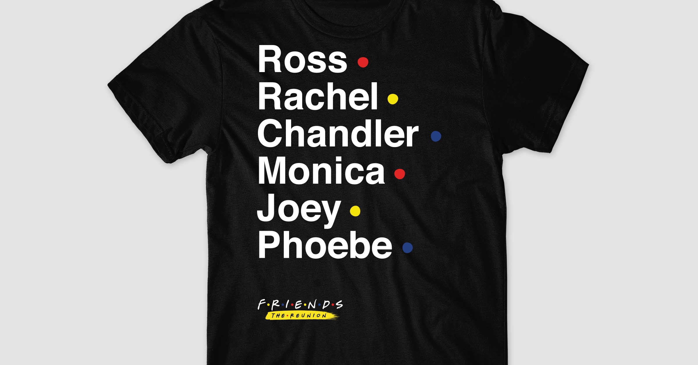 Jóbarátok Póló Friends Reunion Rachel Monica Phoebe Joey Chandler Ross ...